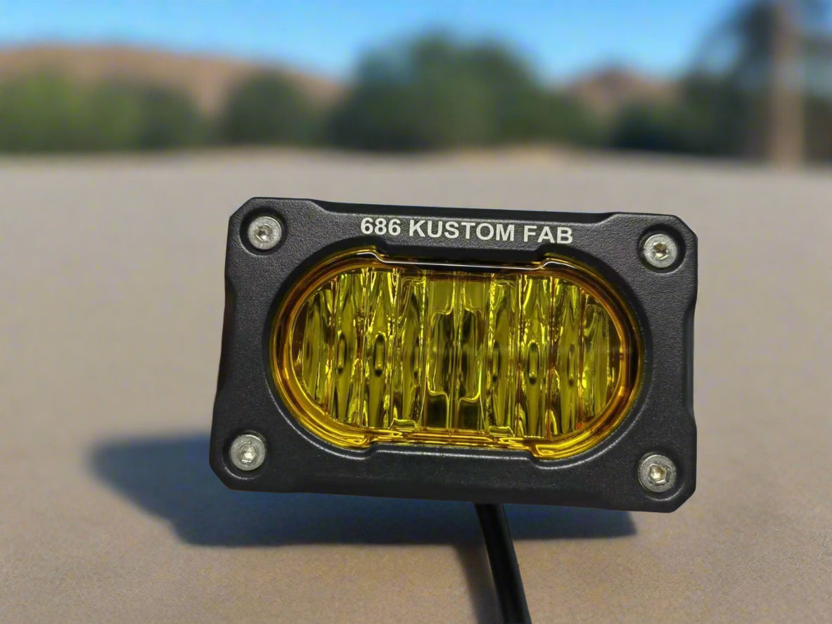 Super Bright 3" LED Lighting Pod flood Light Beam – 686 Kustom Fab